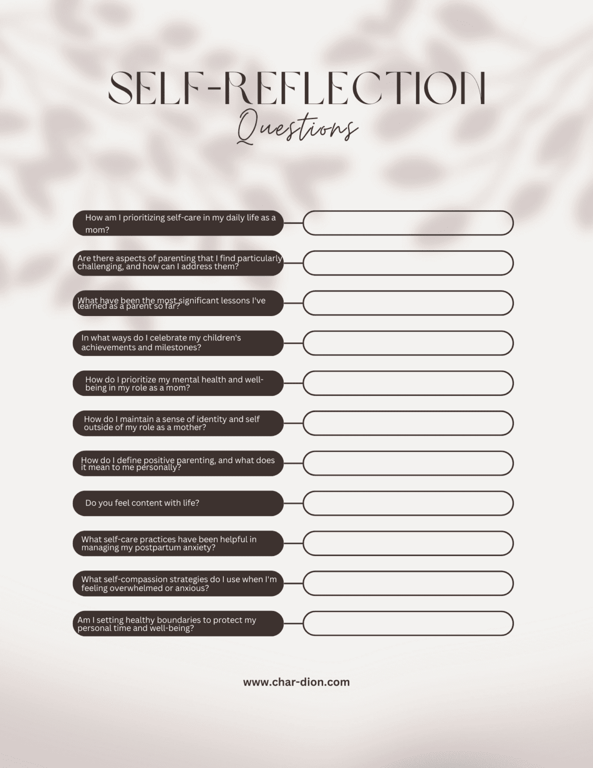 105 Self Reflect Questions For New Moms to Ask Themselves - Soft Life Mama