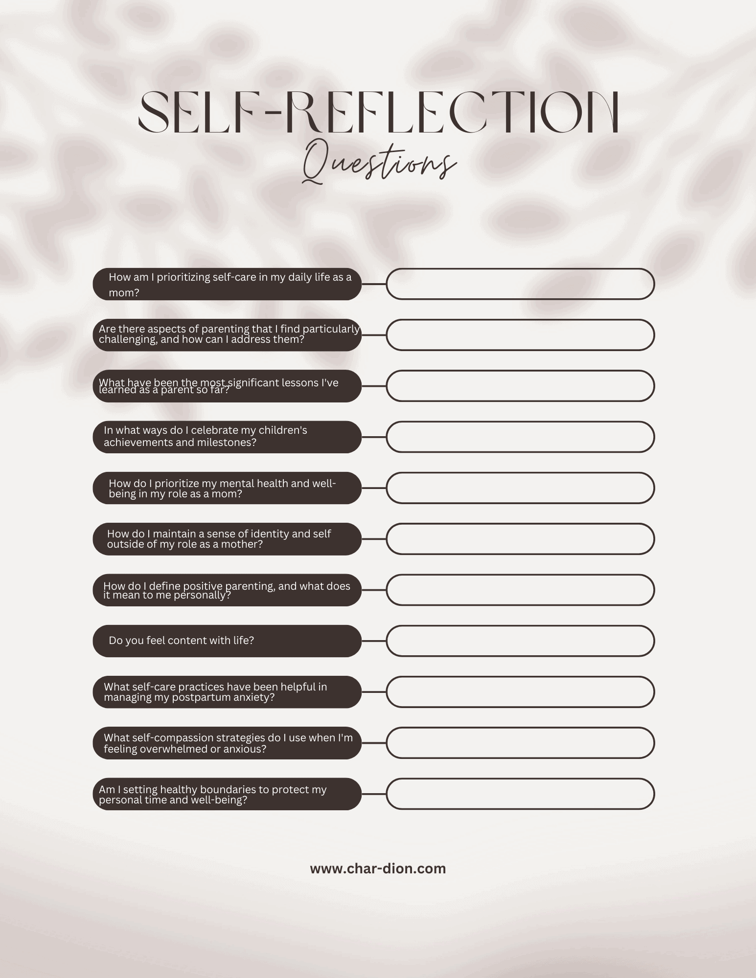 105 Self Reflect Questions For New Moms to Ask Themselves - Soft Life Mama