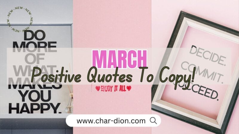 March Positive Quotes to Boost Your Mood - Soft Life Mama