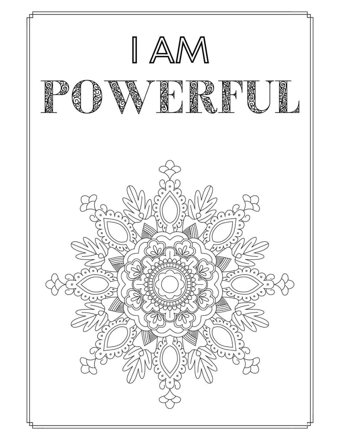 20+ Self care coloring pages FREE! - Soft Life Mama