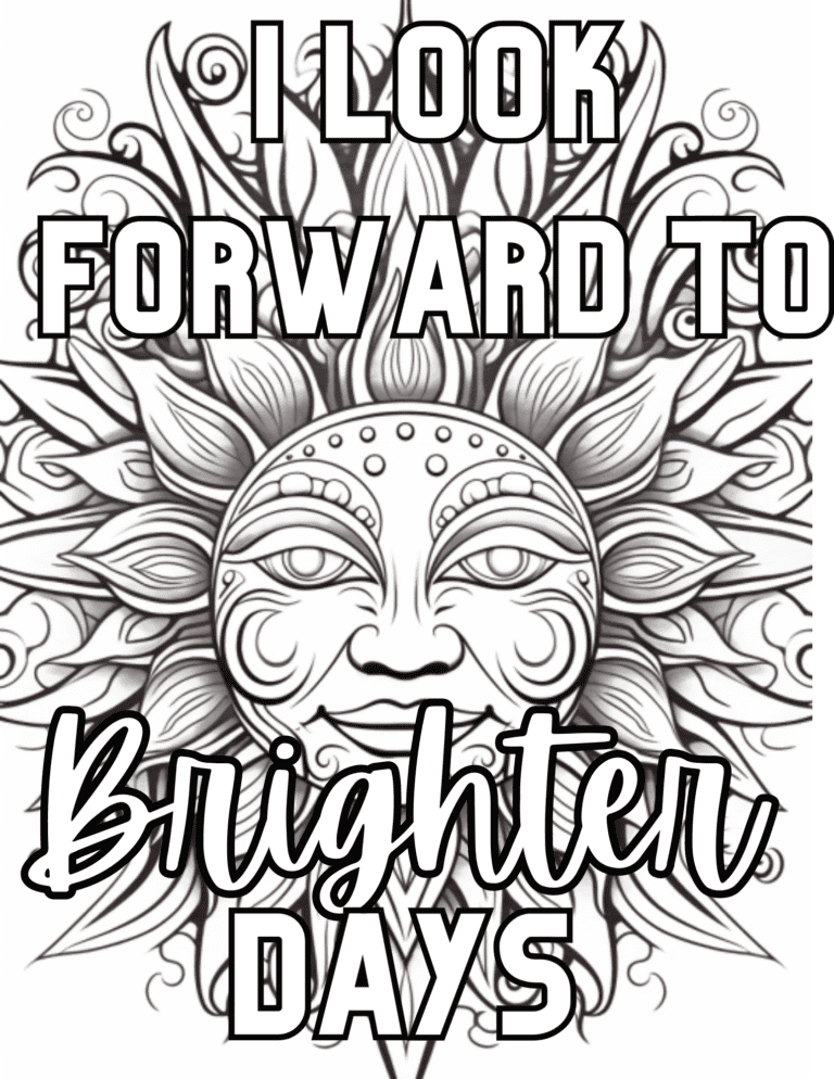 20+ Self care coloring pages FREE! - Soft Life Mama