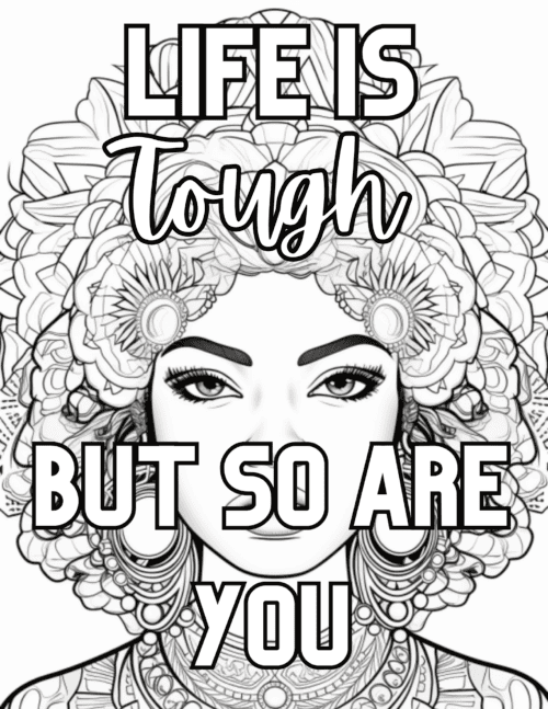 20+ Self care coloring pages FREE! - Soft Life Mama