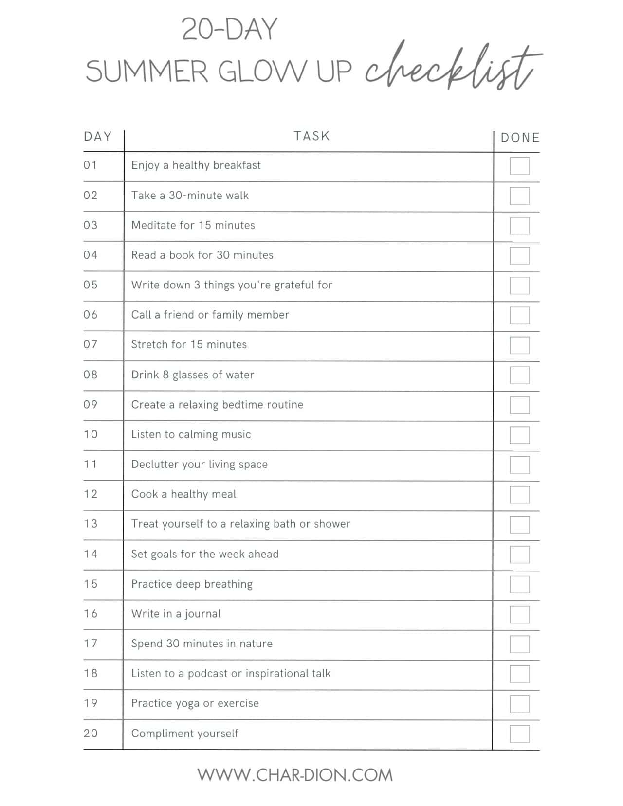 Summer Glow Up List To Reinvent Yourself In 2 Days! - Soft Life Mama