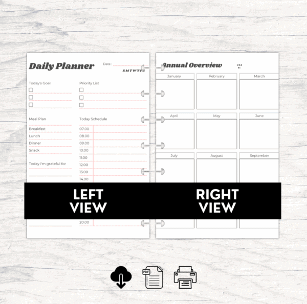 ADHD Digital Planner | Focus & Productivity Organizer for ...